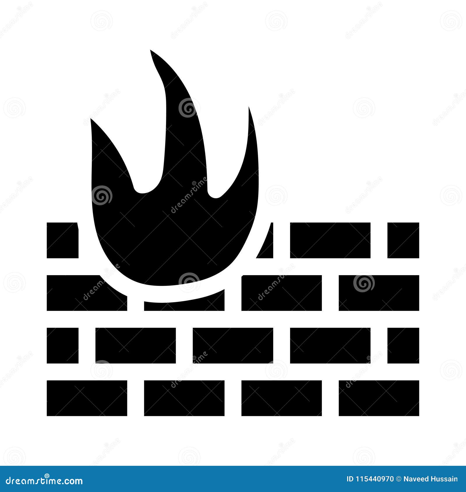 Firebrick Glyphs Icon Royalty-Free Stock Image | CartoonDealer.com ...