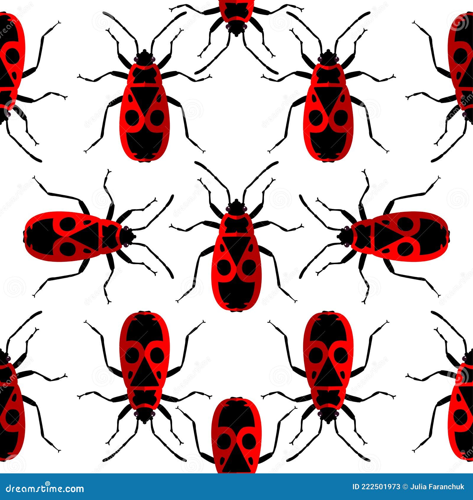 Firebug Vector, One Isolated On White Background, Red-black Color ...