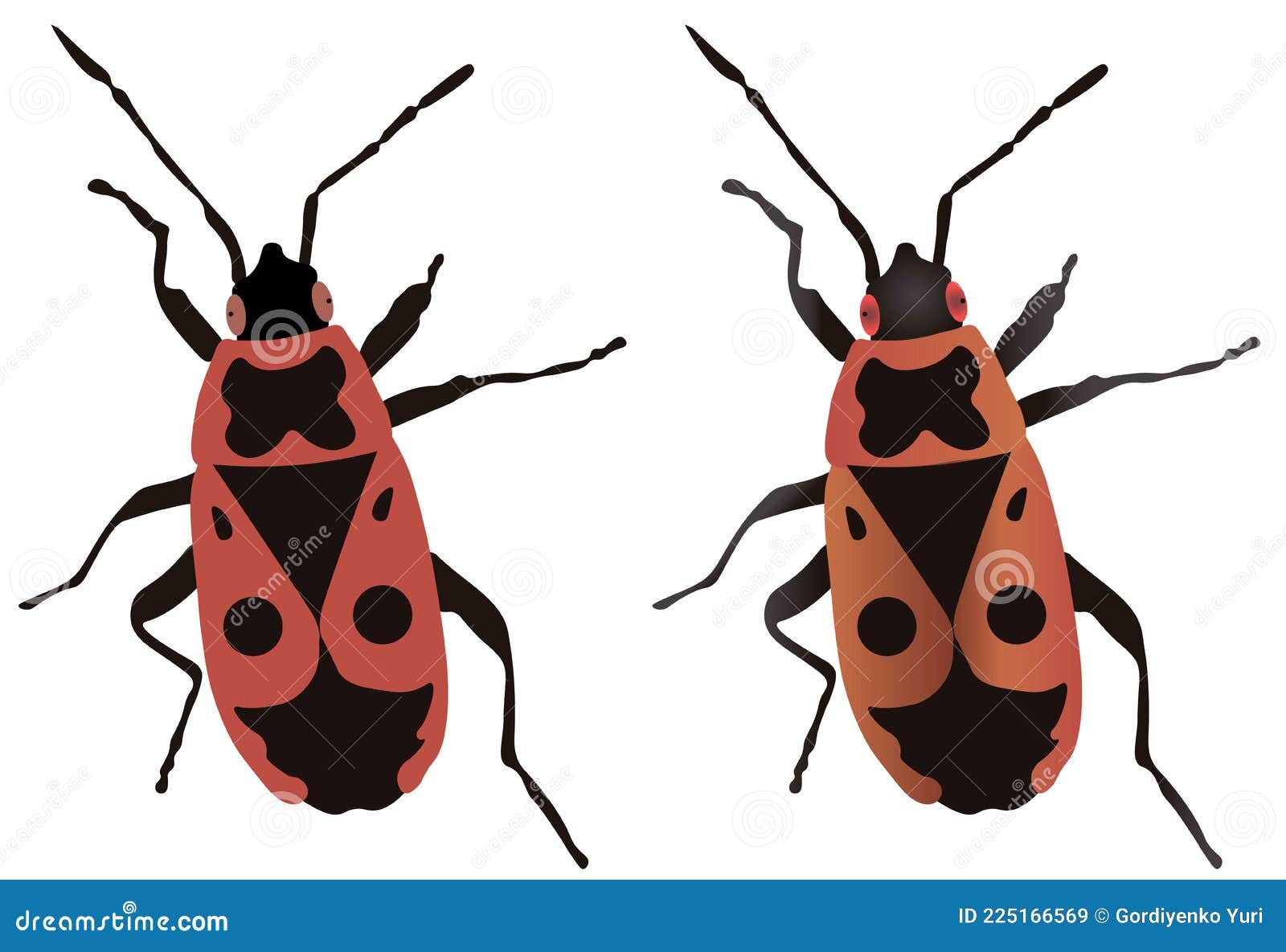 Firebug. Vector Illustration. Isolated On A White | CartoonDealer.com ...