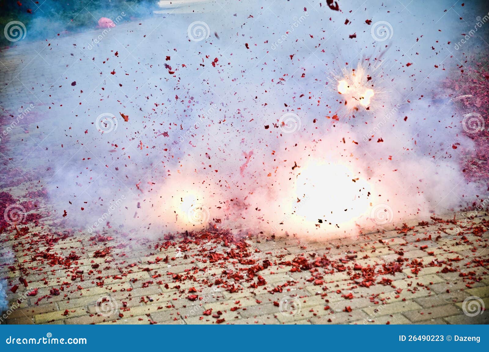 Firecracker stock image. Image of moment, smoke, fire - 26490223