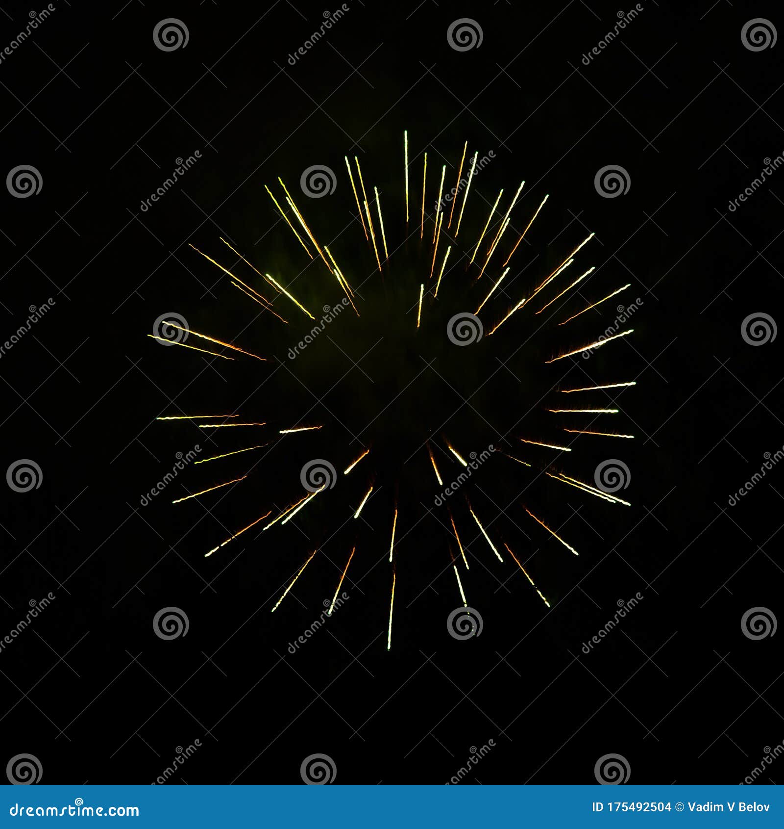 Firecracker in the Dark Sky Stock Photo - Image of beautiful, light ...