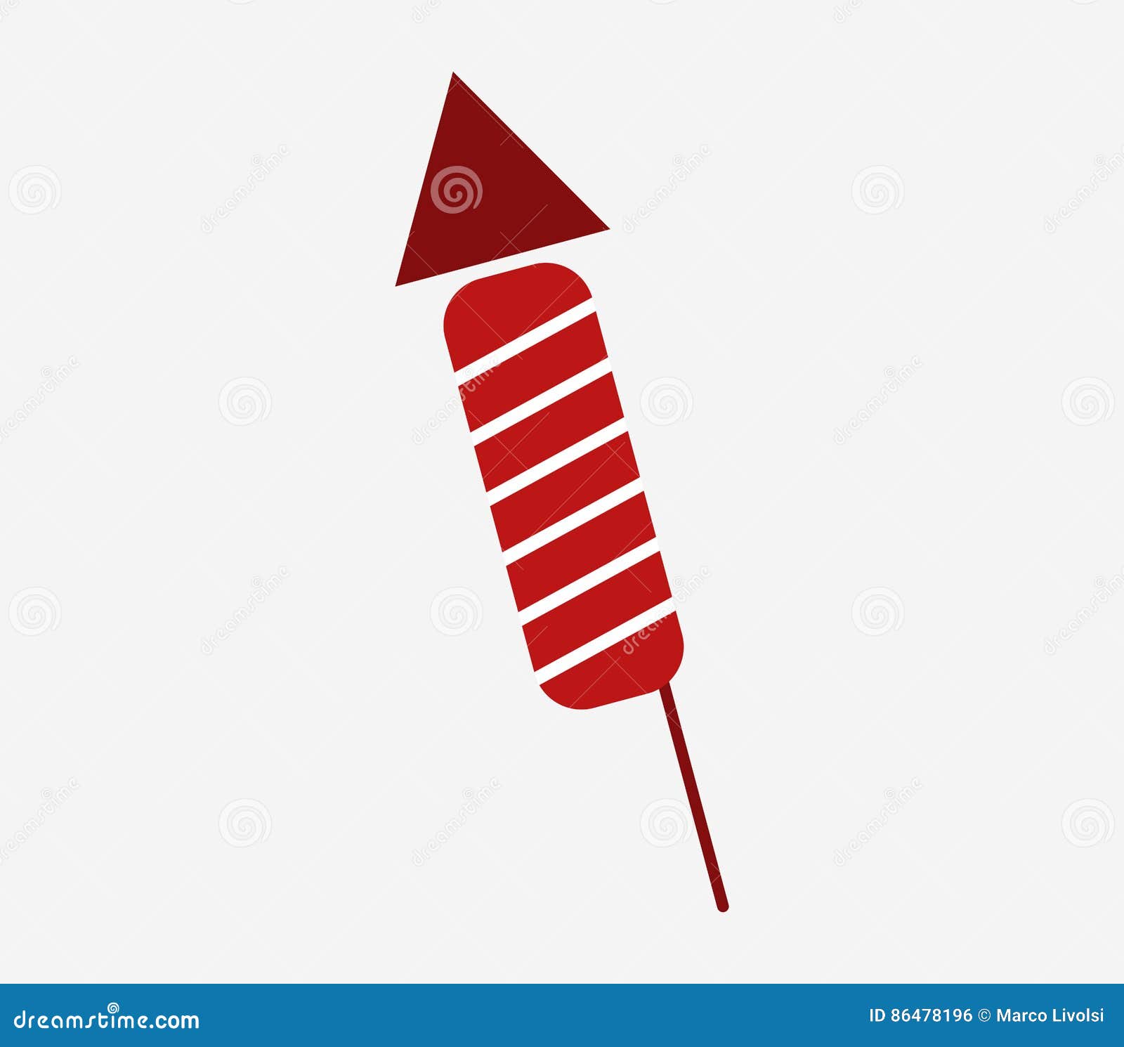 Firecracker Icon Illustrated Stock Illustration - Illustration of ...