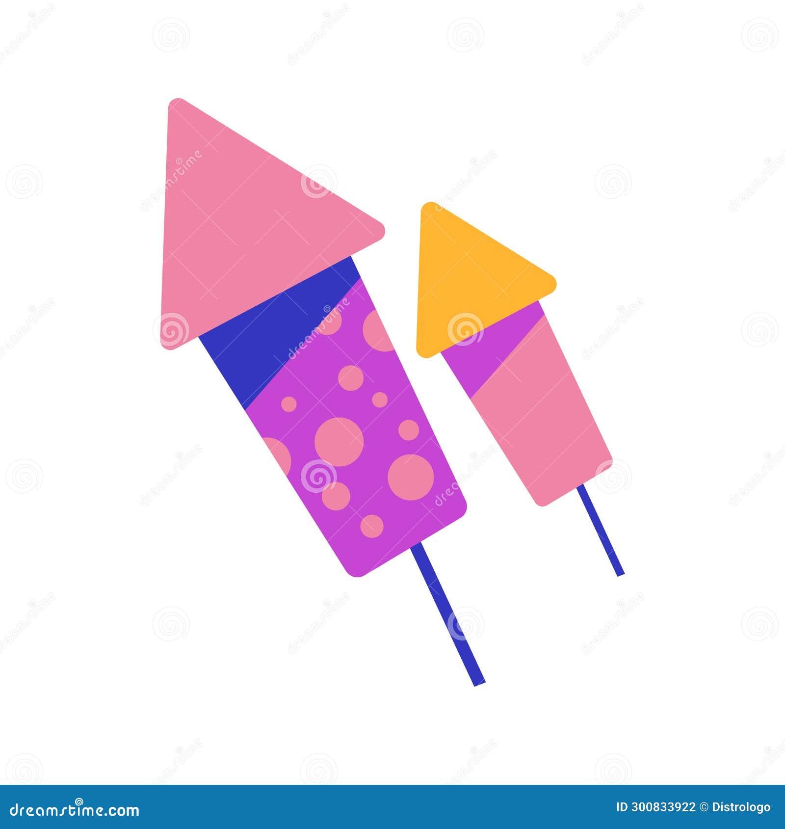 Firecracker Petard or Firework Dynamite Rocket Vector Illustration ...