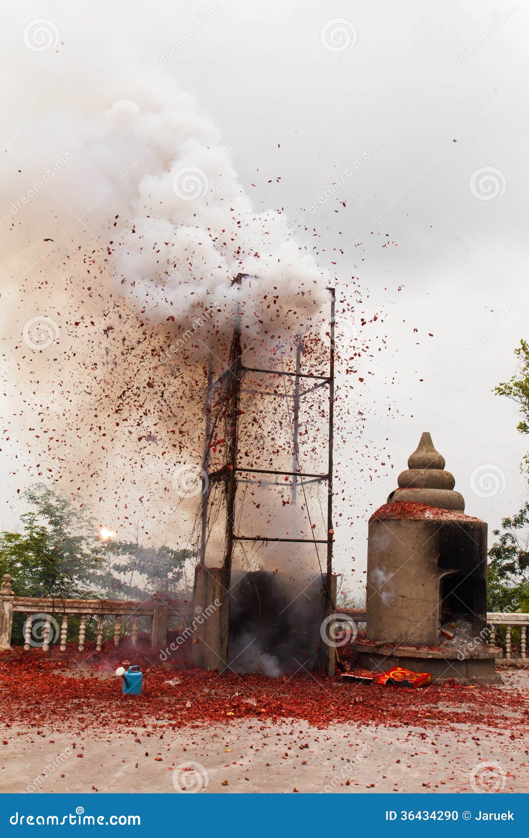 Firecracker stock photo. Image of explosive, chinese - 36434290