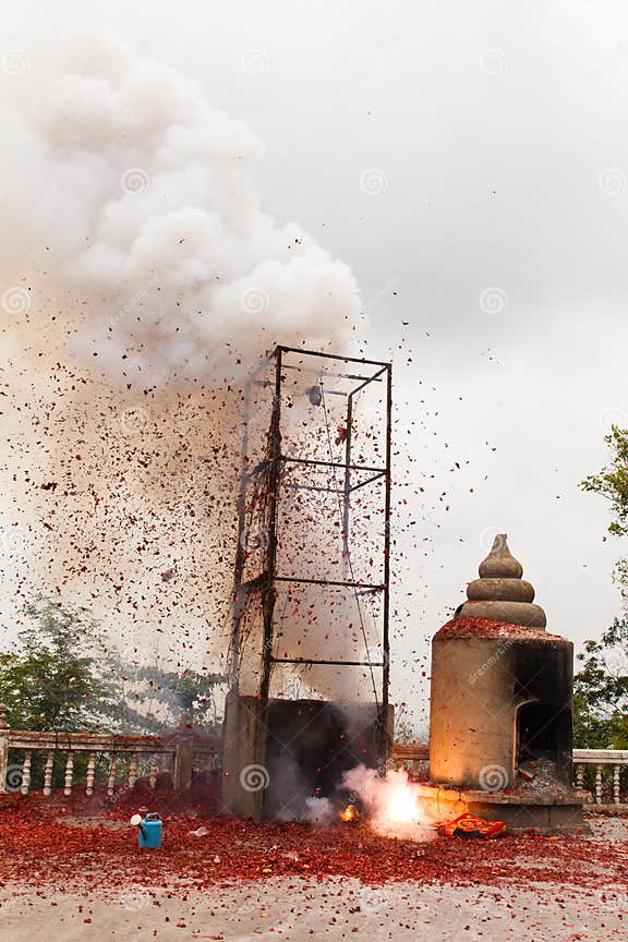 Firecracker stock image. Image of smoke, pyrotechnics - 36434319
