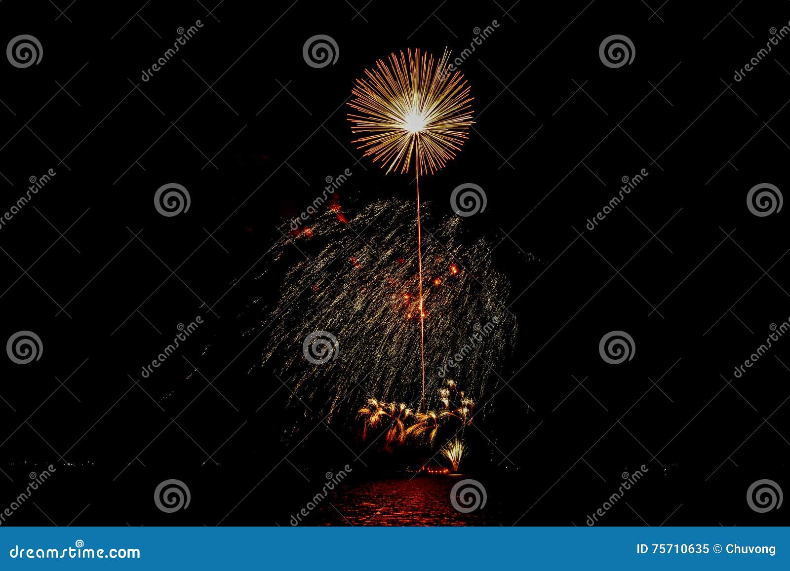 Firecracker stock image. Image of bang, effect, dark - 75710635