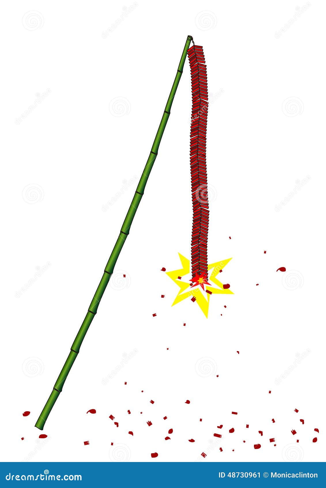 Firecrackers stock vector. Illustration of firecrackers - 48730961