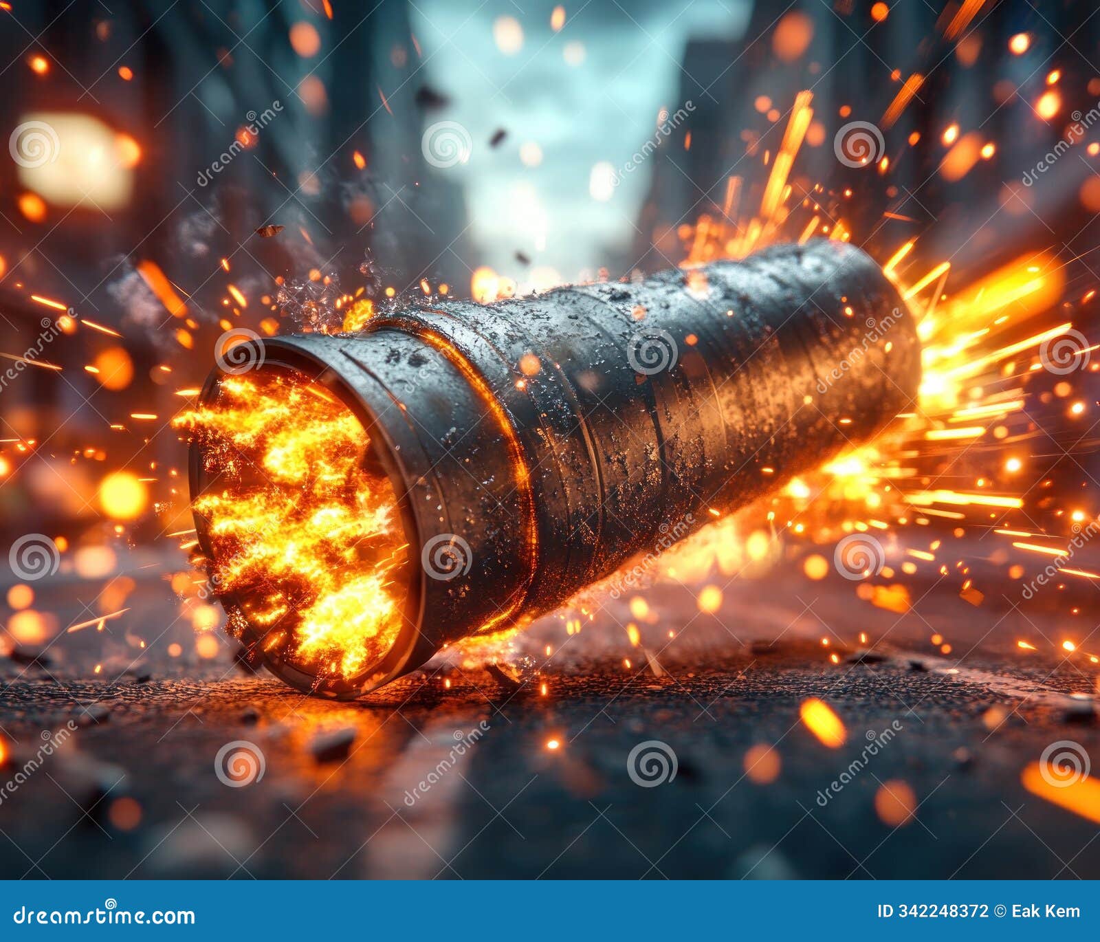 Firecrackers Exploding at Midnight a Spectacular Celebration with ...