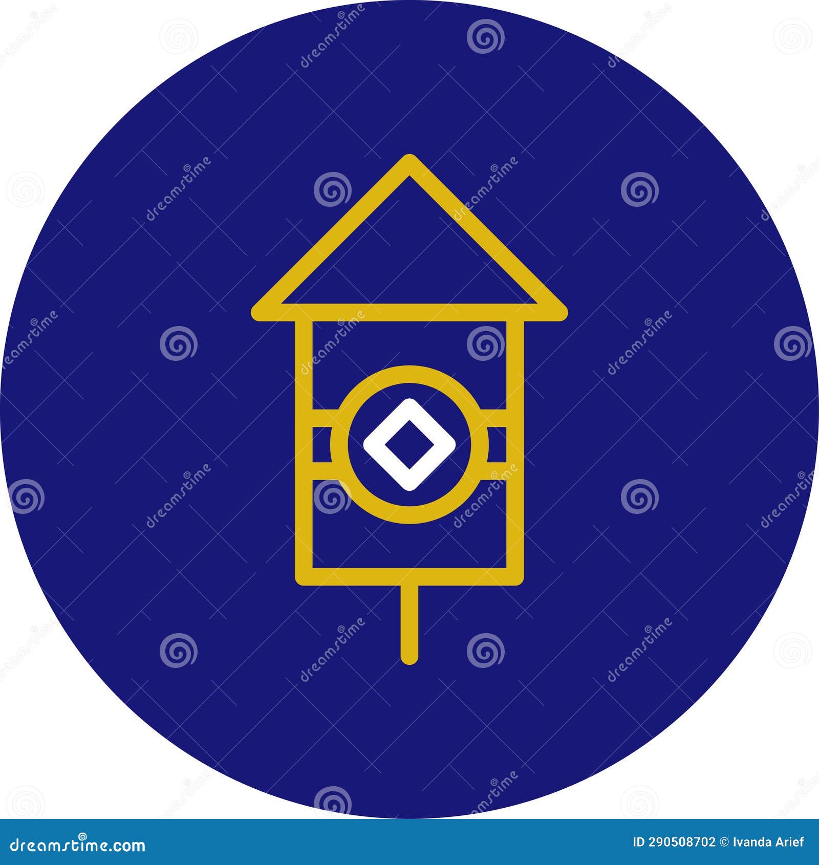 Firecrackers Icon Rounded White Yellow Colour Chinese New Year Symbol ...