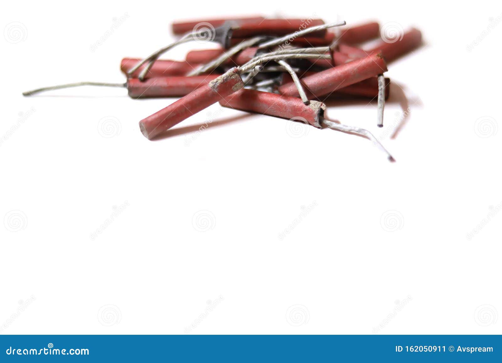 Firecrackers Isolated on White Background Stock Image - Image of ...