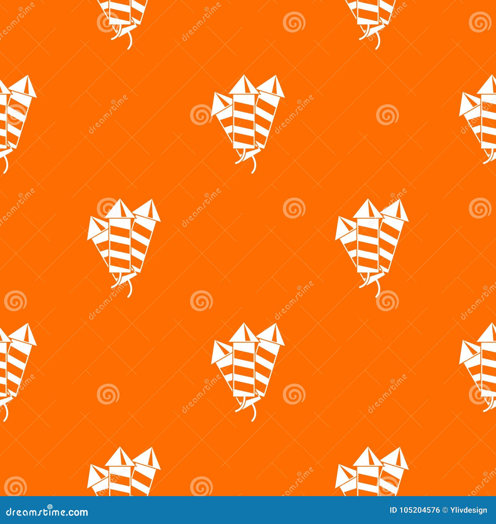 Firecrackers Pattern Seamless Stock Vector - Illustration of ...