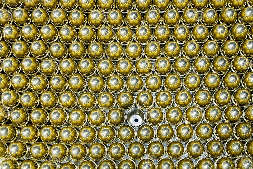 The Fired Bullet Stands in Front of the Bullets Editorial Image - Image ...