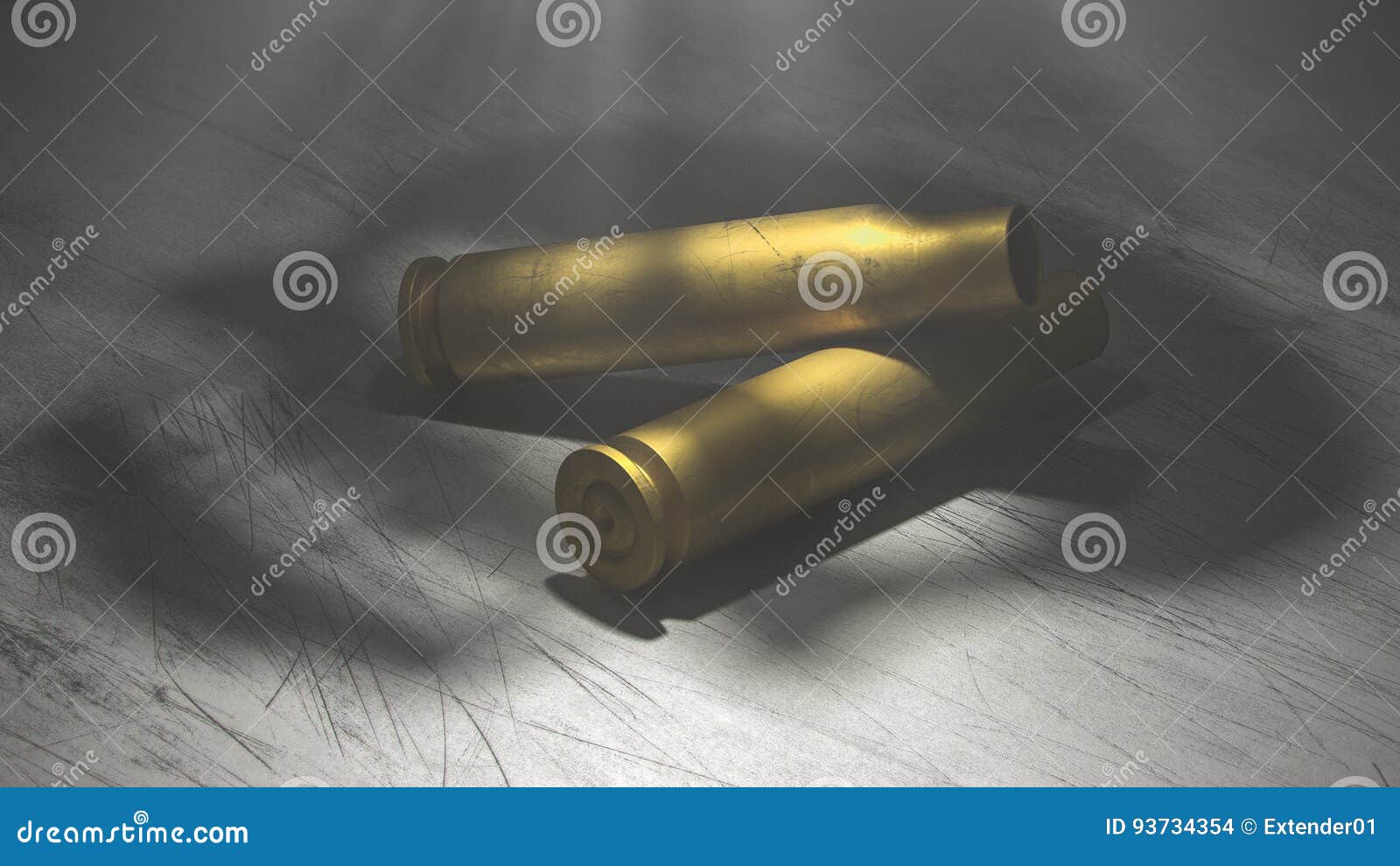 Fired Bullets Illuminated by Skull Shape Stock Illustration ...