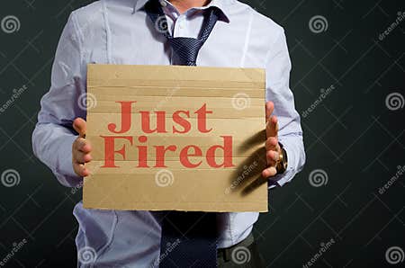 Fired employee stock image. Image of personal, occupation - 31423989