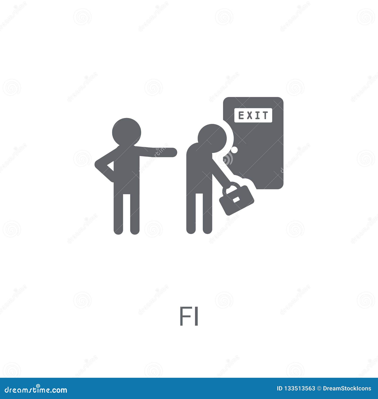 Fired Icon. Trendy Fired Logo Concept on White Background from H Stock ...