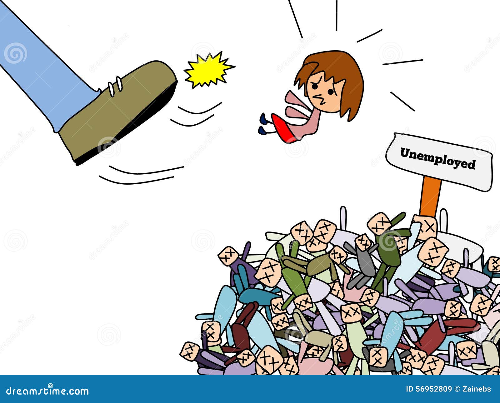 Fired stock image. Image of kick, unemployment, kicked - 56952809