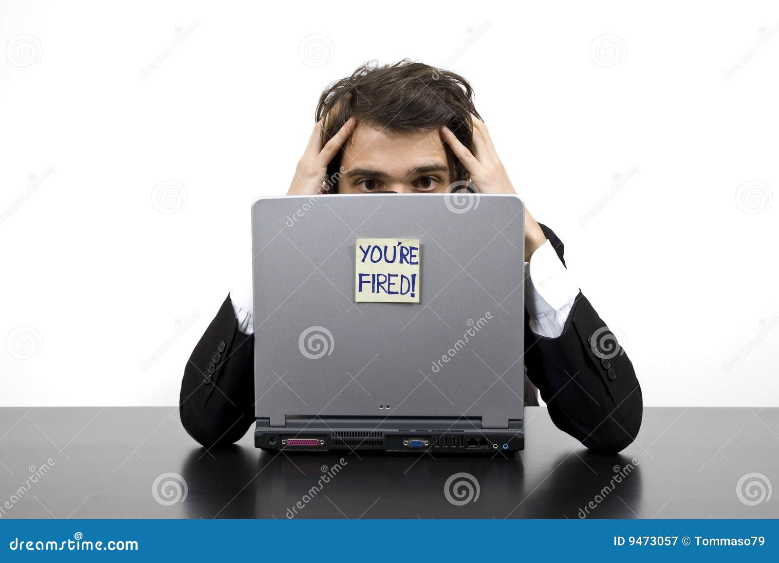 Fired manager notification stock image. Image of corporate - 9473057