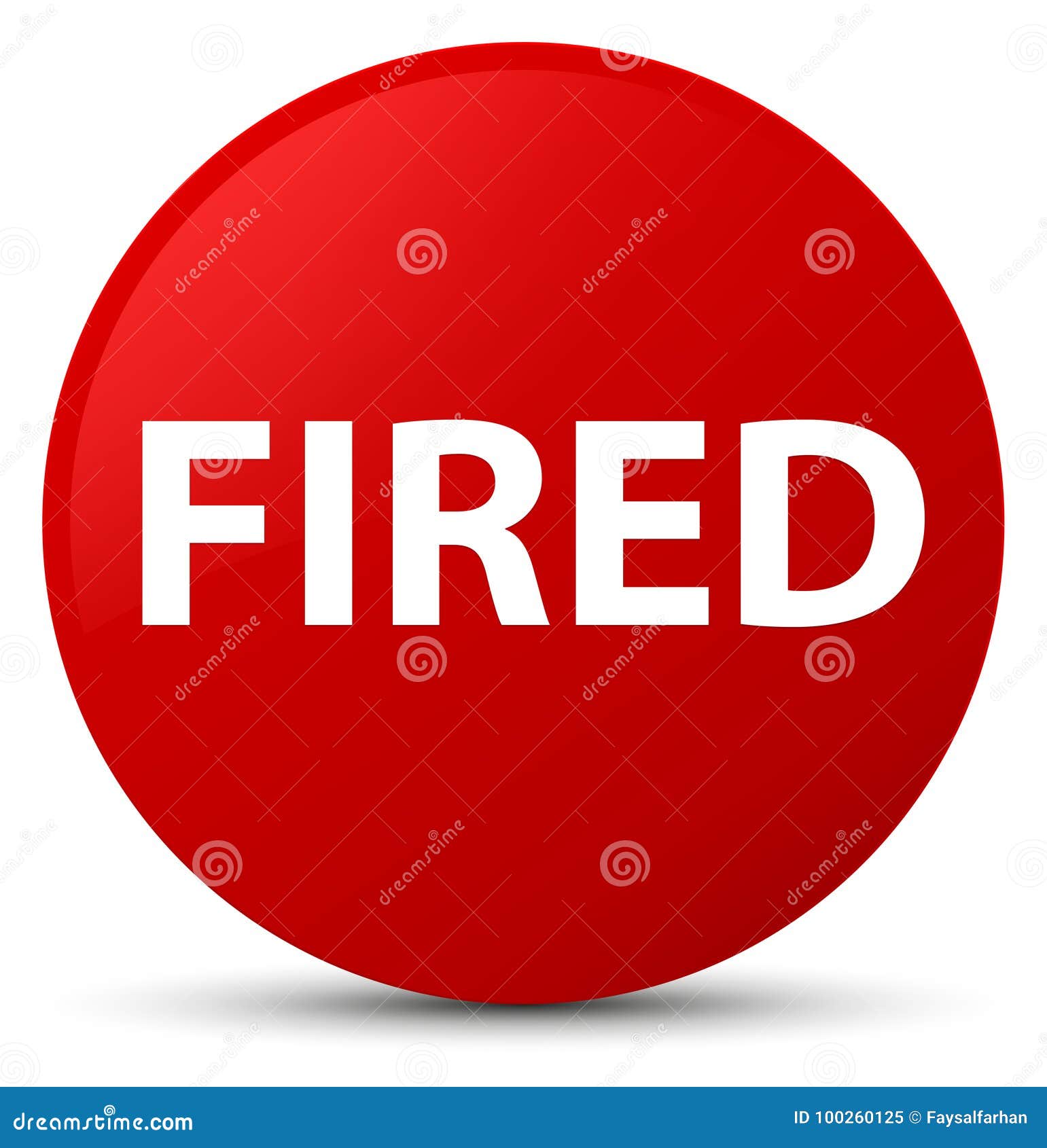 Fired red round button stock illustration. Illustration of turn - 100260125