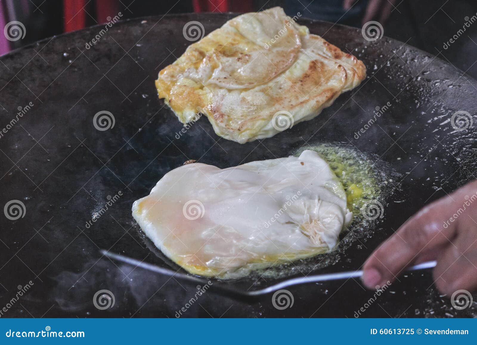 Fired Roti of Thai Muslim. stock image. Image of famous - 60613725