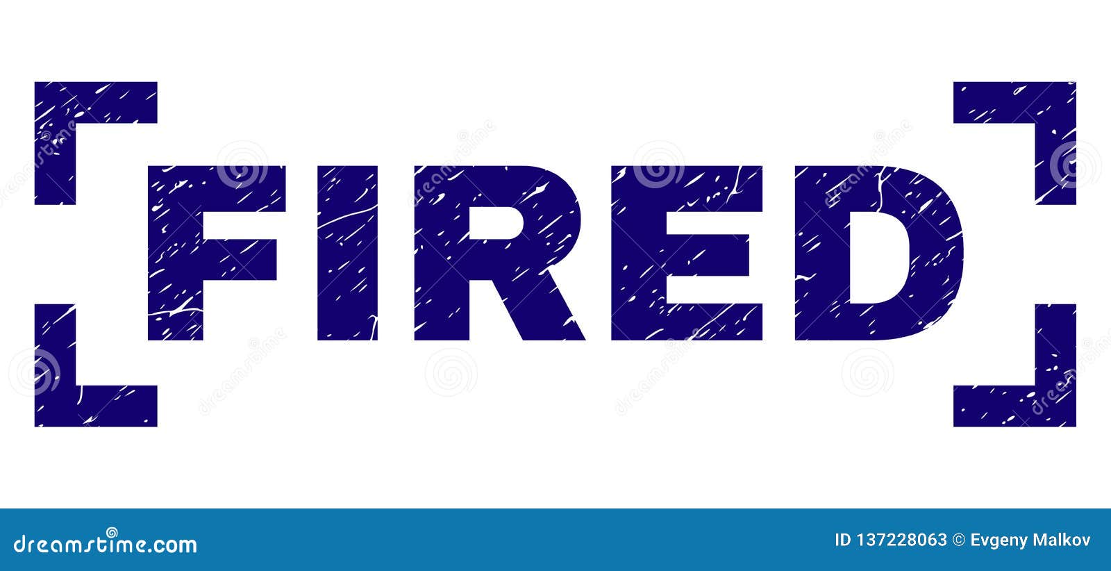 Grunge Textured FIRED Stamp Seal between Corners Stock Vector ...