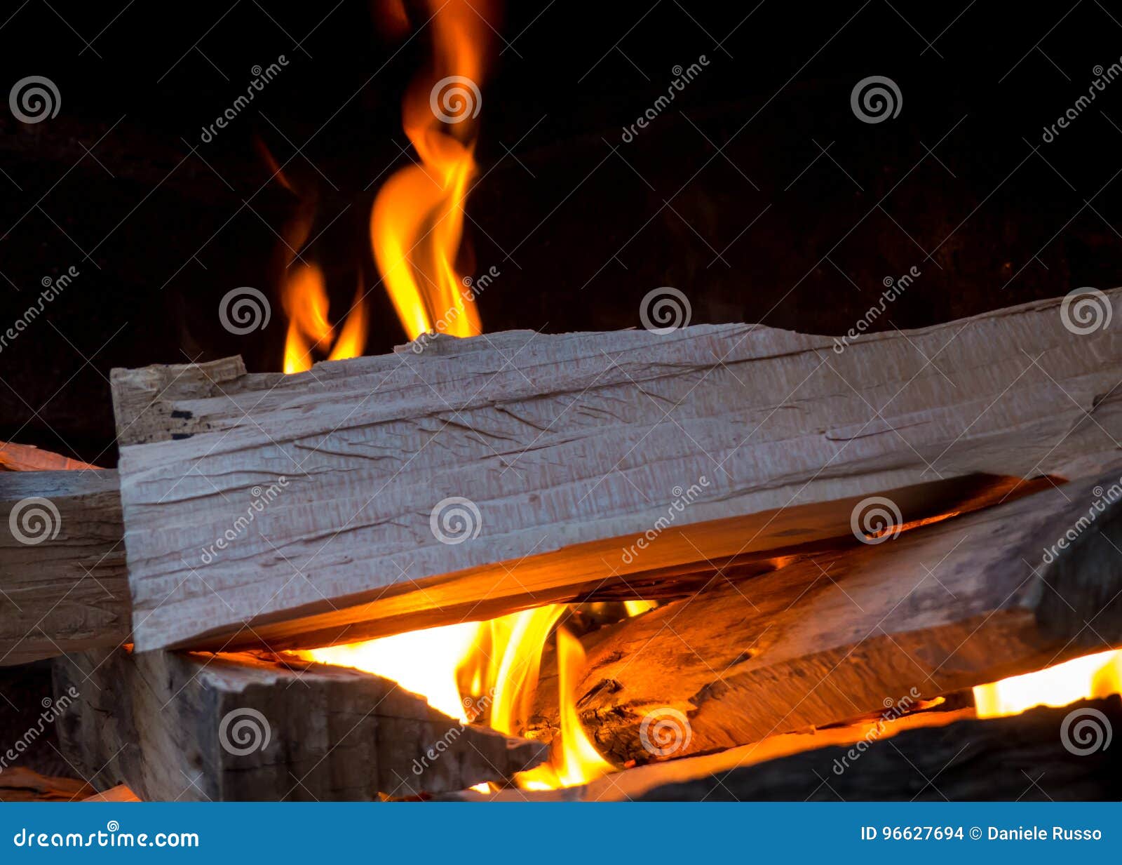 Fired wood pieces stock photo. Image of fire, background - 96627694