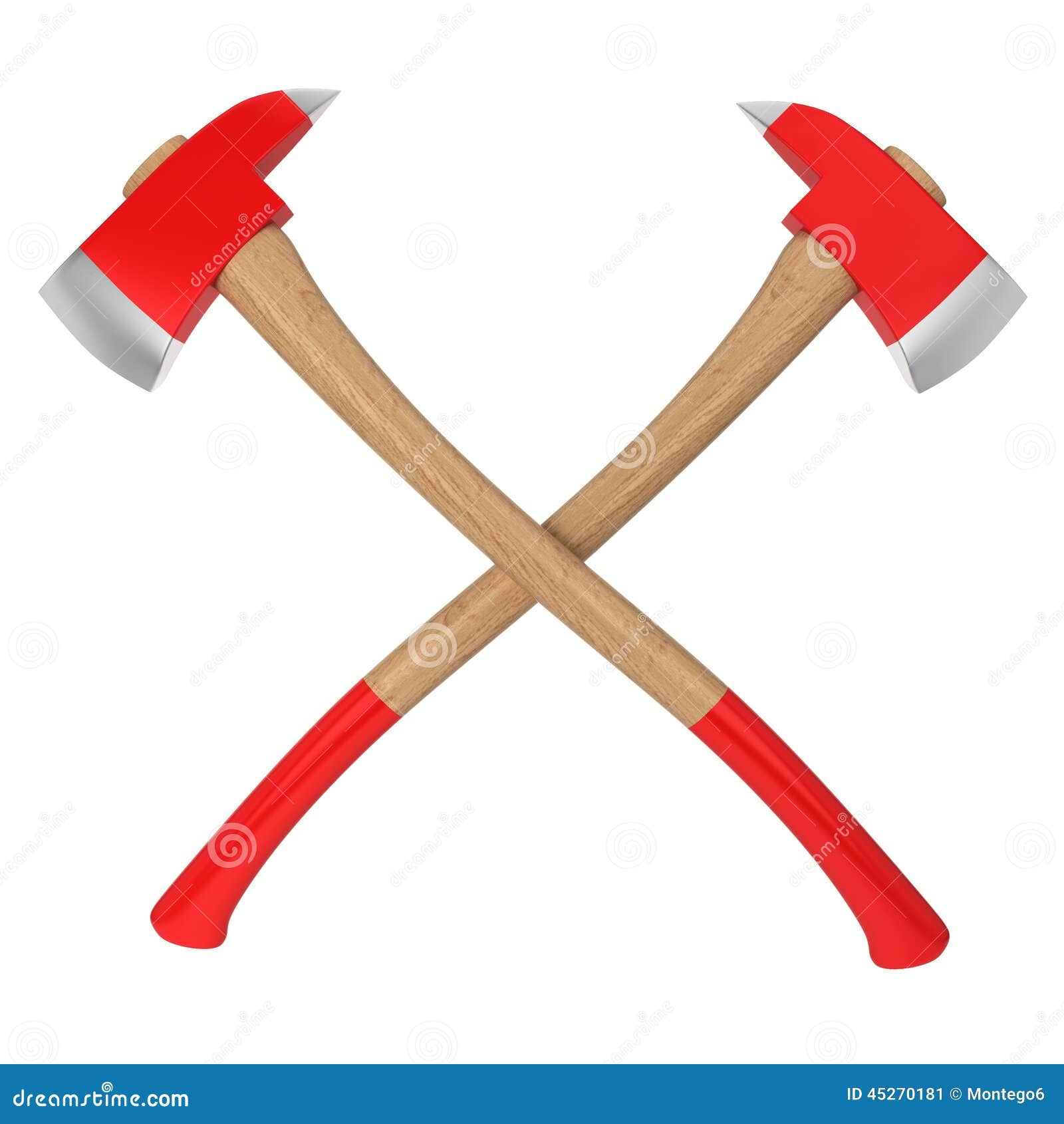 Firefighter Axes Illustration Cartoon Vector | CartoonDealer.com #84905105