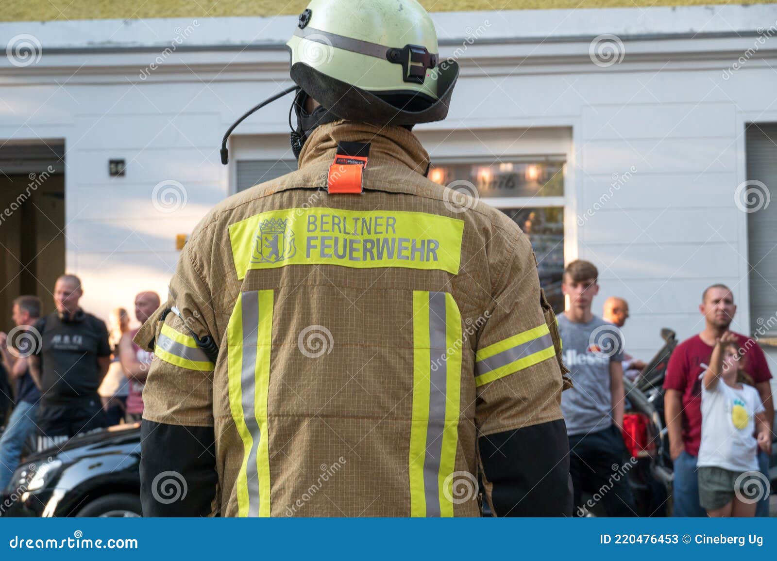 Firefighter, Berlin, Germany Editorial Stock Photo - Image of safe ...