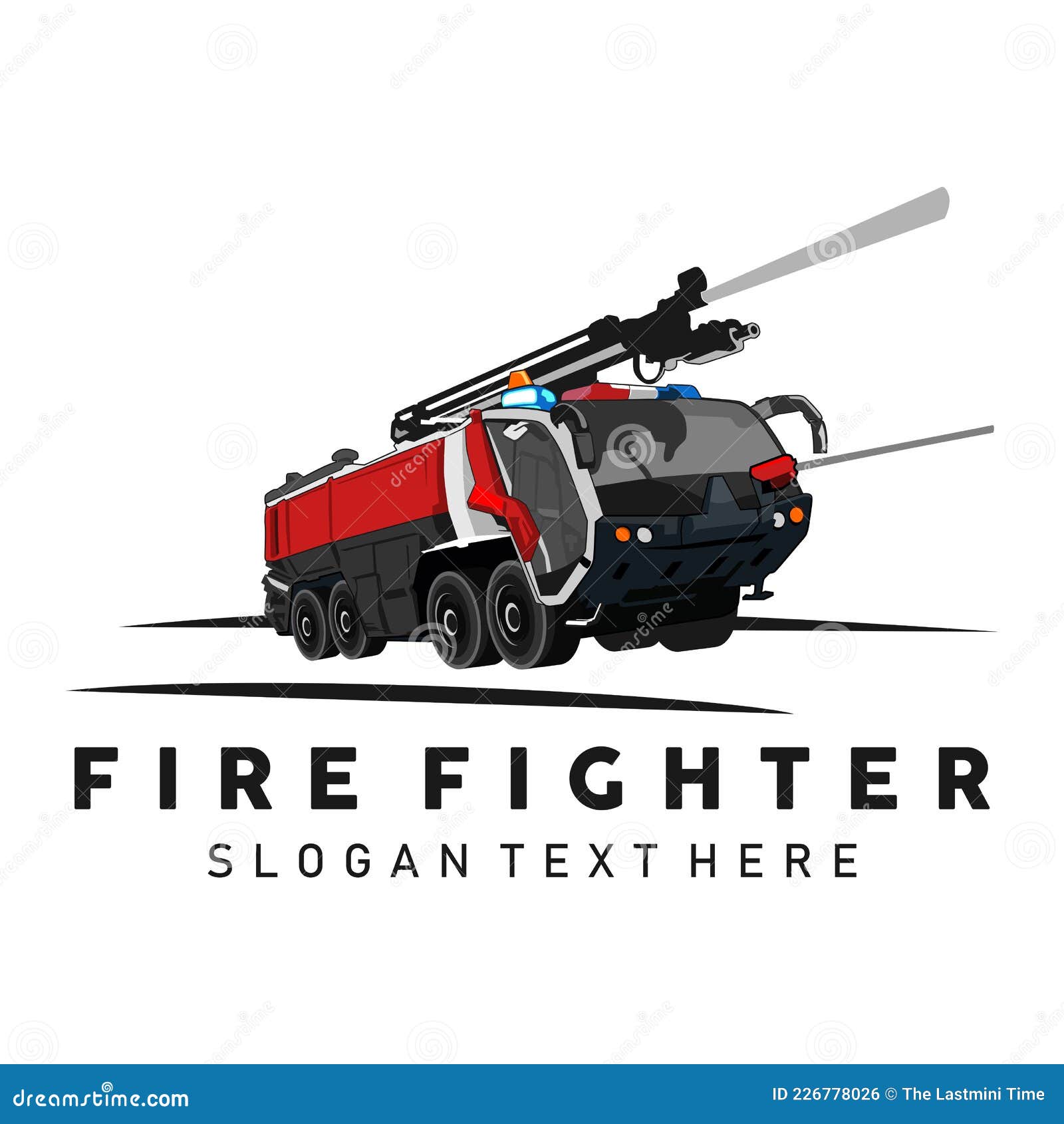 Firefighter brand logo stock vector. Illustration of help - 226778026