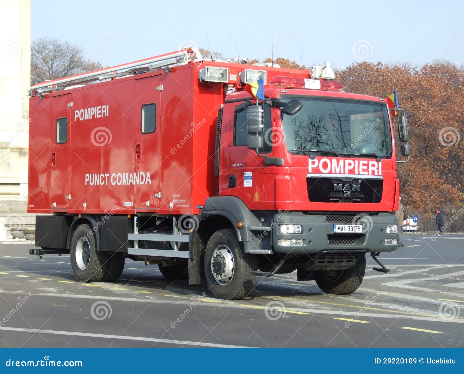 Firefighter car editorial stock image. Image of bucharest - 29220109