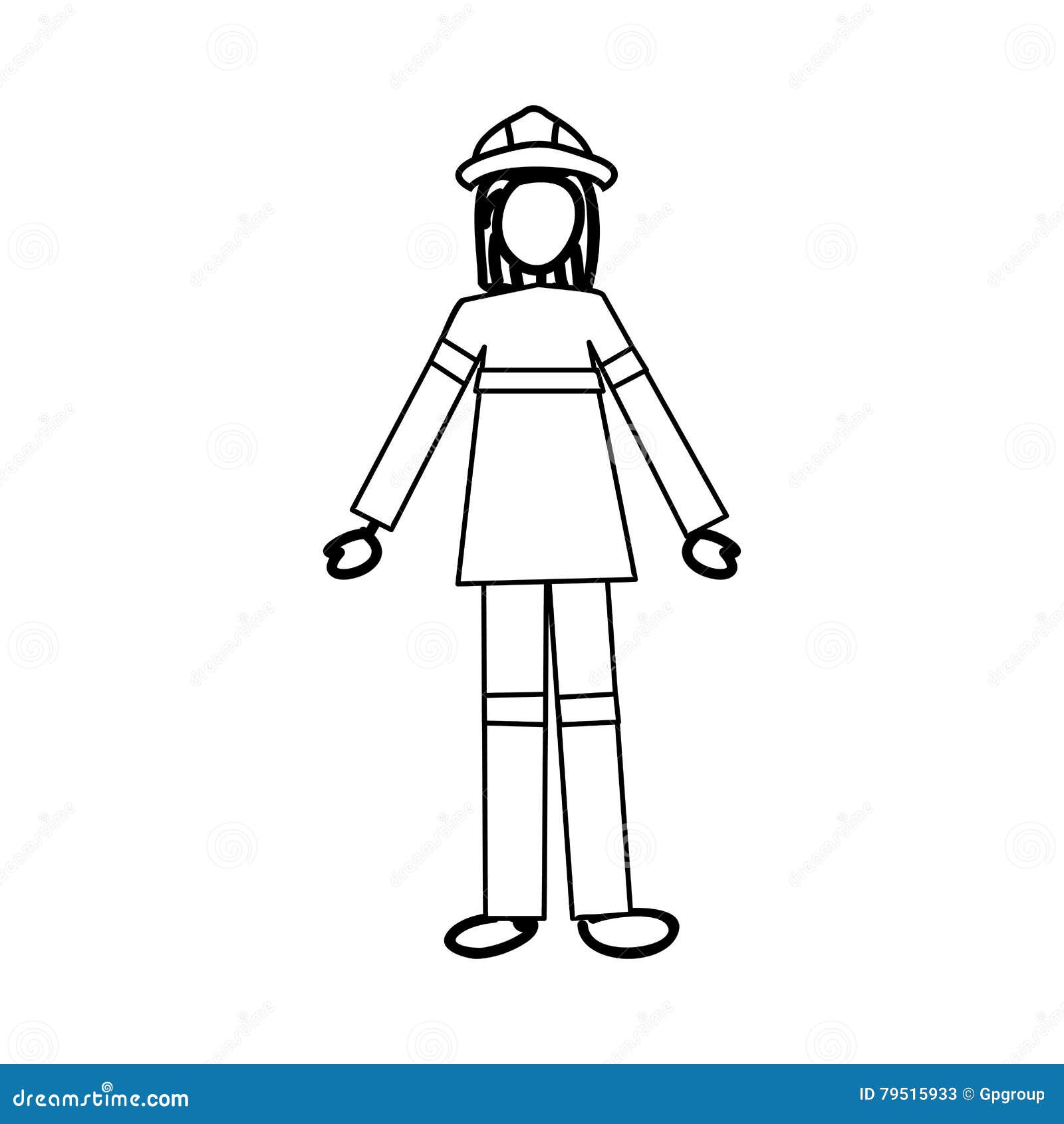Firefighter Cartoon Icon Image Stock Vector - Illustration of helmet ...