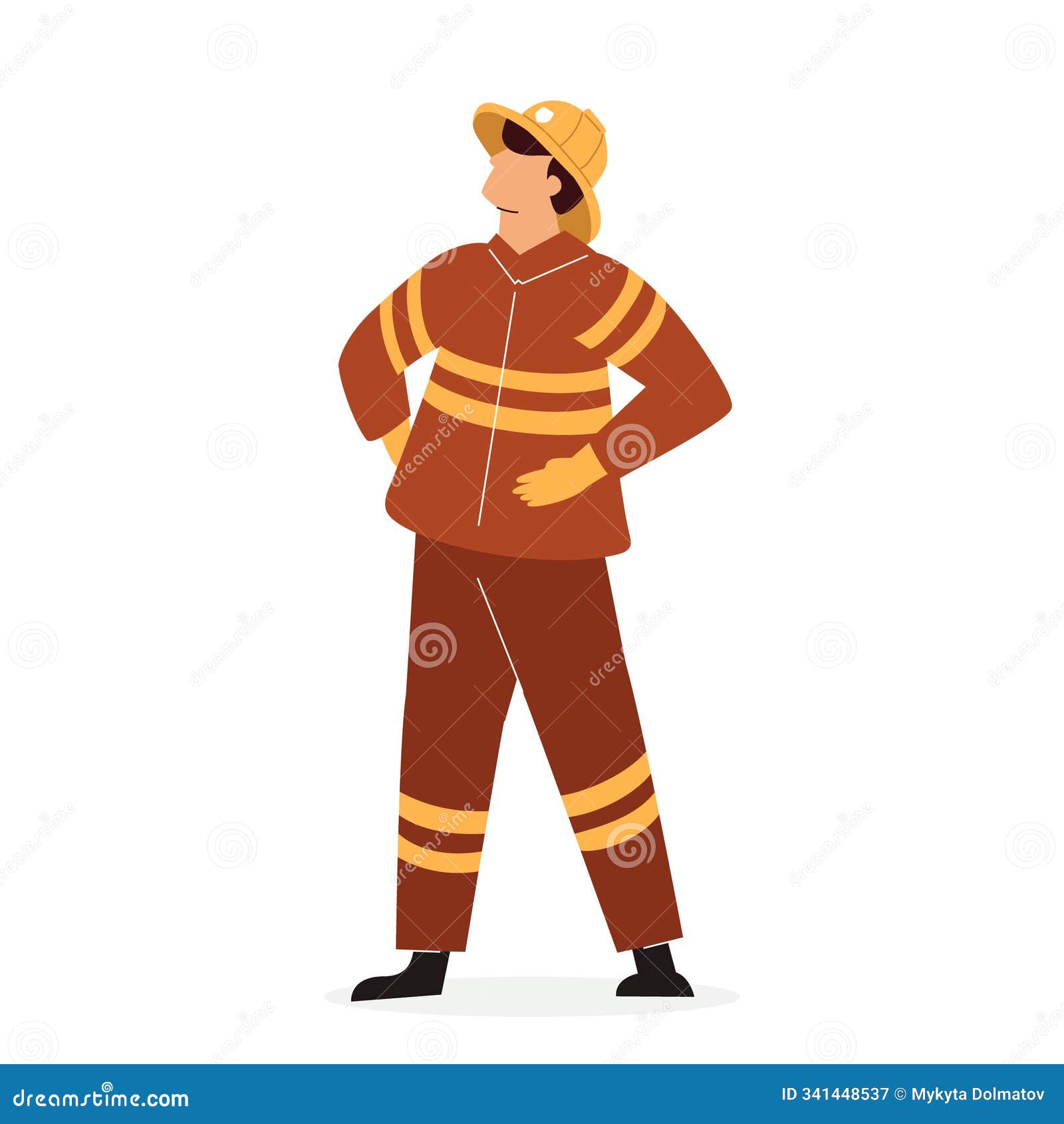 Firefighter Character Pixel Art With Png Format Cartoon Vector ...