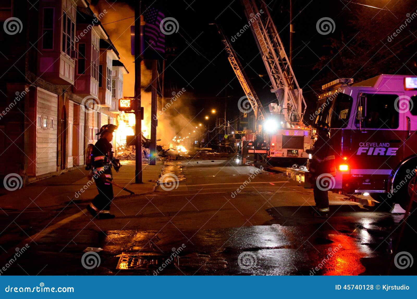 Fire department. editorial stock photo. Image of engine - 45740128