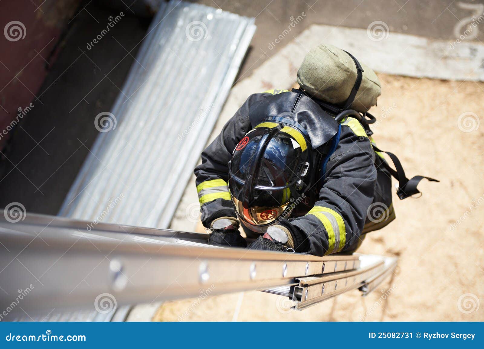 Fire Stairs With Grids Royalty-Free Stock Image | CartoonDealer.com ...