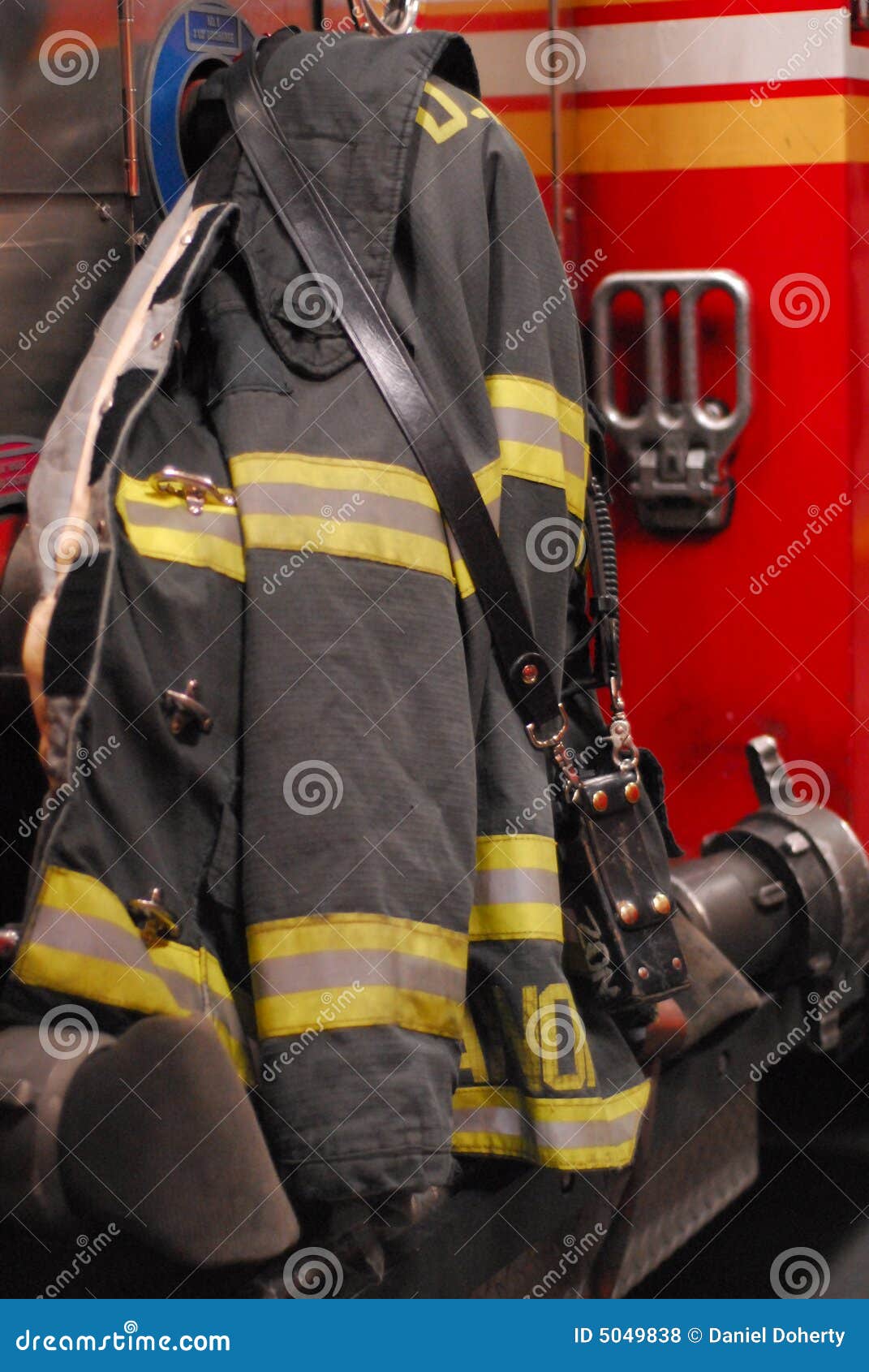 Firefighter Coat stock photo. Image of natural, people - 5049838