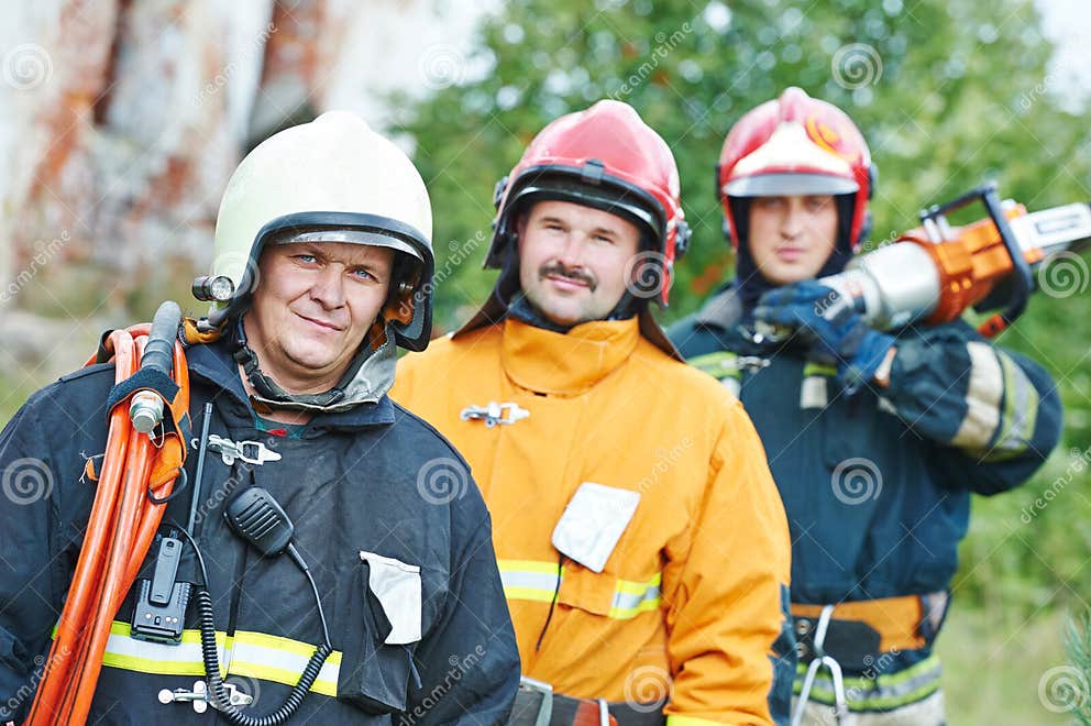 Firefighter crew stock image. Image of engine, safety - 44078705