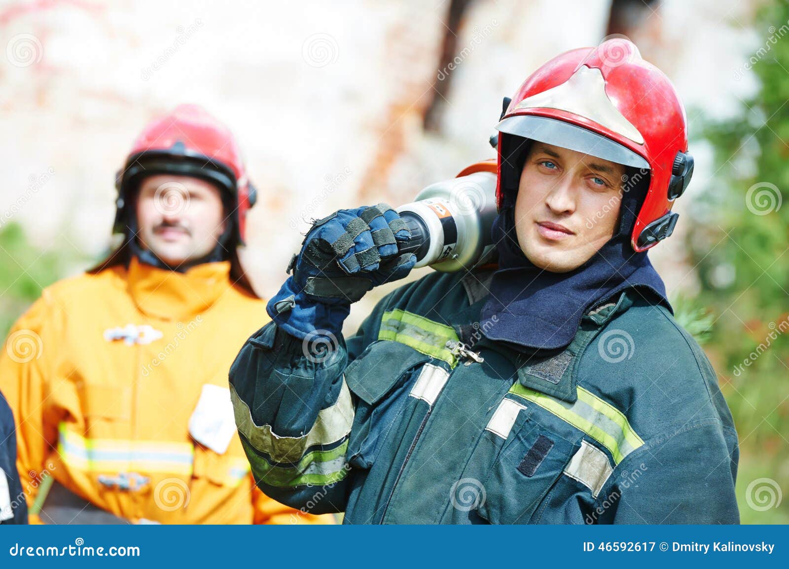 Firefighter crew stock image. Image of fighter, safety - 46592617