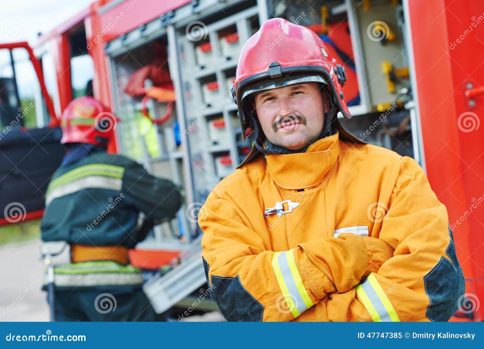 Firefighter crew stock image. Image of firetruck, danger - 47747385