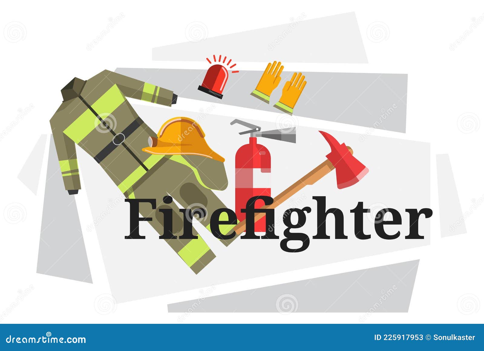 Firefighters In Protective Clothing And Helmet With Helicopter ...