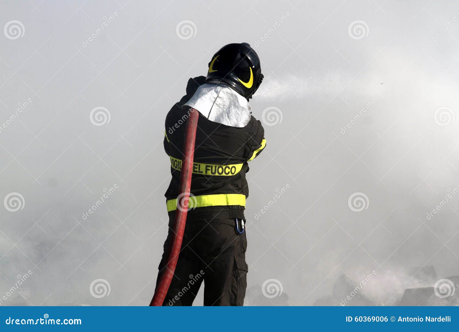 Firefighter stock photo. Image of claim, alarm, emergency - 60369006