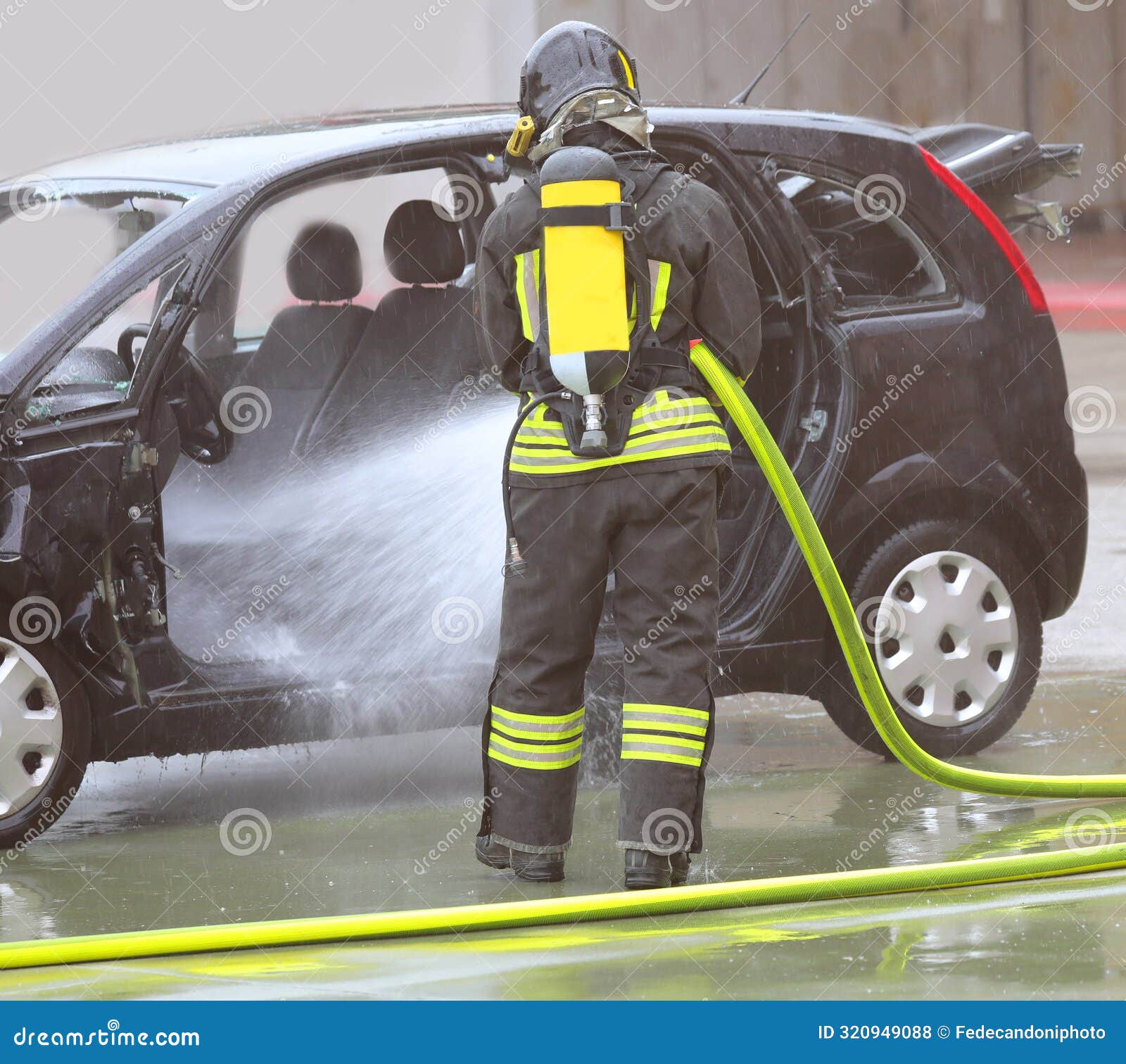 Oxygen Cylinder For Breathing Apparatus Stock Image | CartoonDealer.com ...