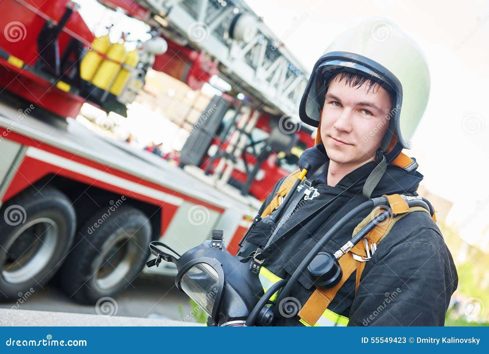 Firefighter fireman stock image. Image of adult, service - 55549423