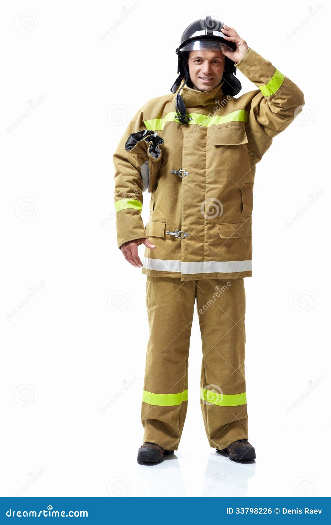 Firefighter stock photo. Image of glove, emergency, worker - 33798226
