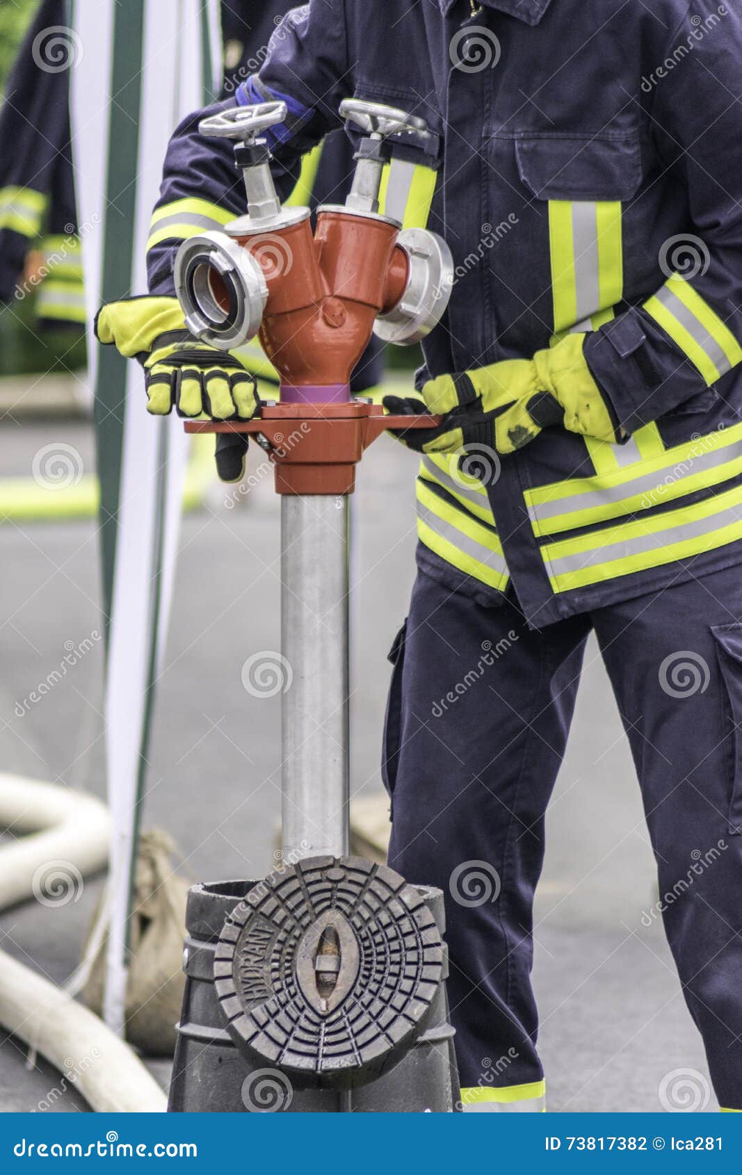 Firefighter stock photo. Image of bottle, germany, dangerous - 73817382