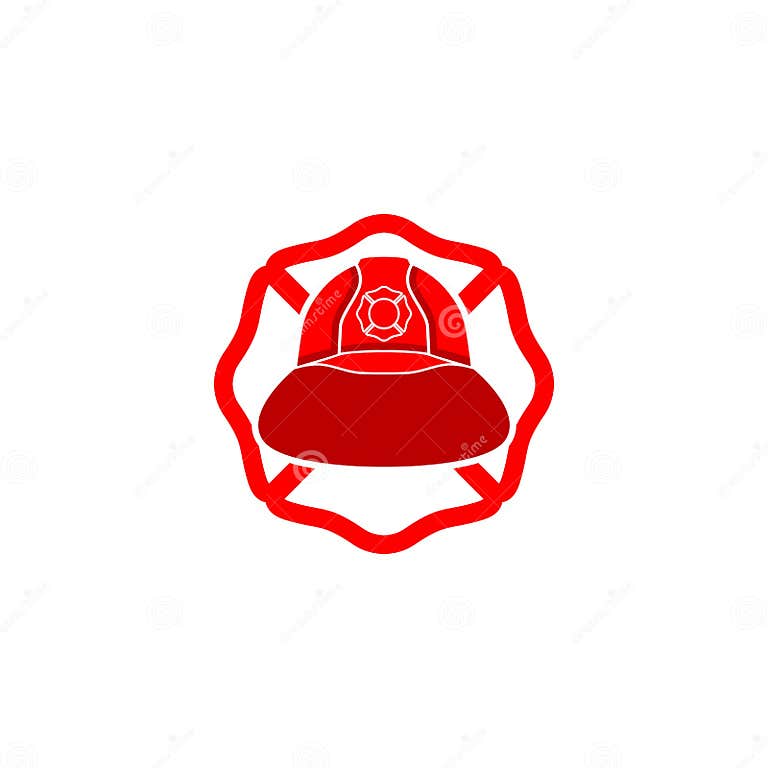Firefighter helmet logo stock vector. Illustration of international ...