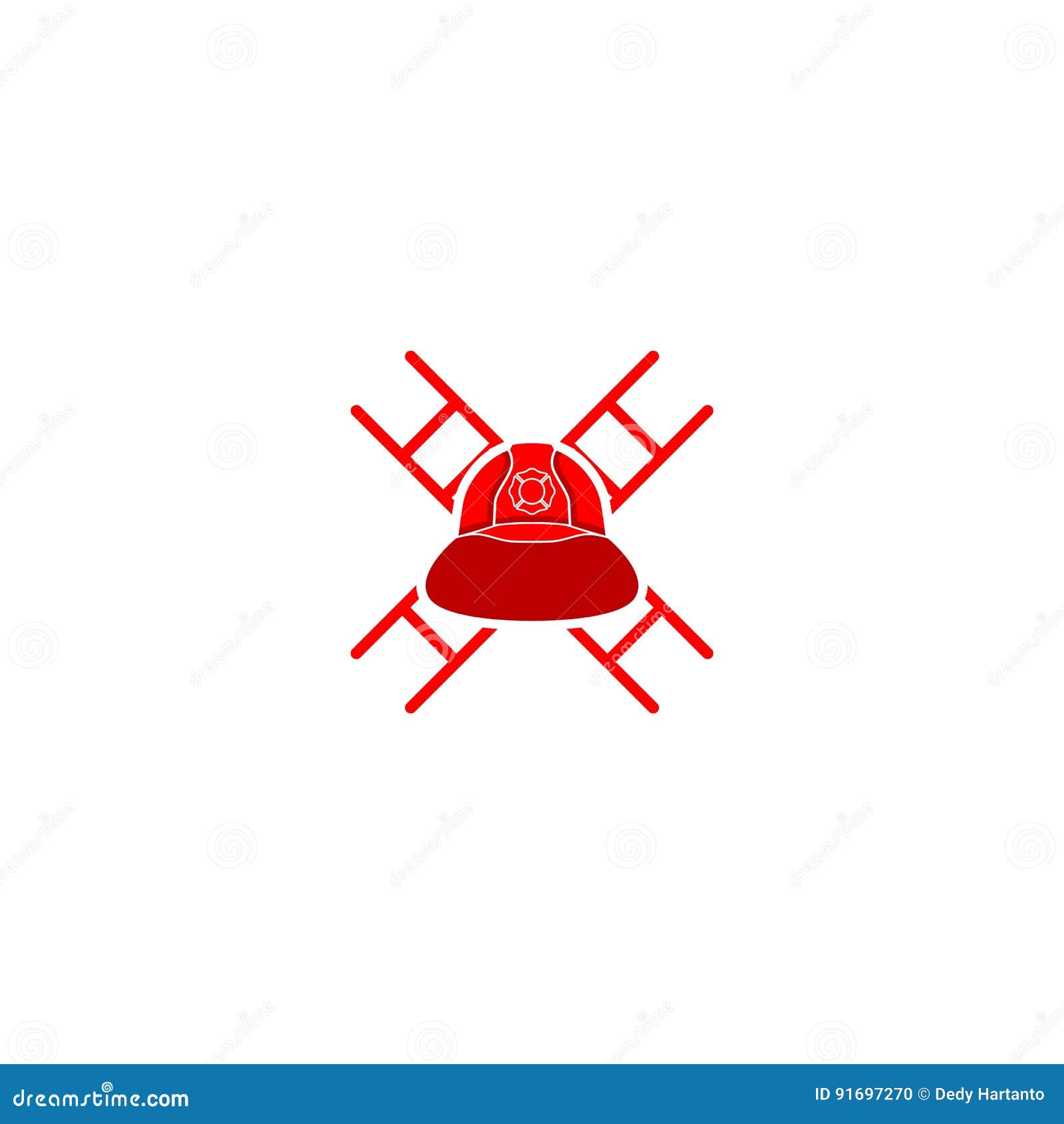 Firefighter helmet logo stock vector. Illustration of international ...