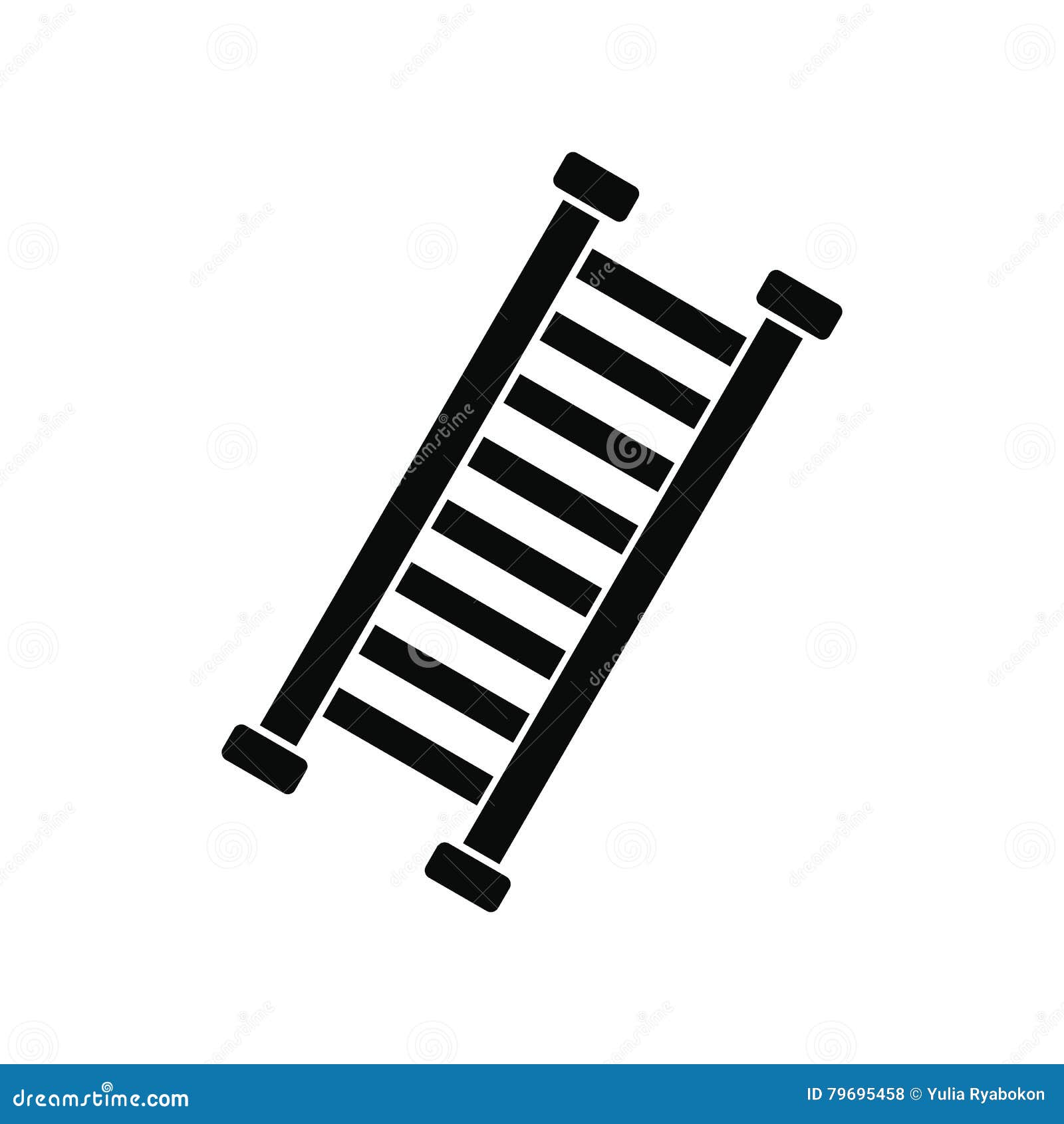 Firefighter Ladder Cartoon Icon Royalty-Free Stock Photography ...