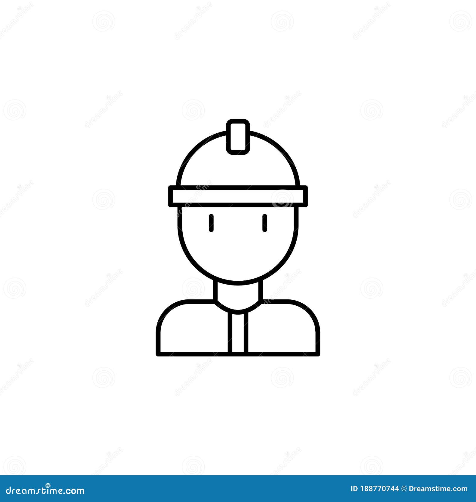 Firefighter, Man Icon. Element of Firefighter Icon Stock Illustration ...