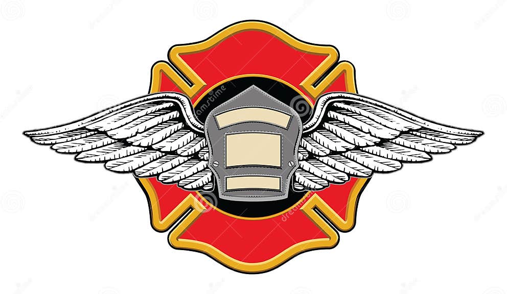 Firefighter Memorial Design Stock Vector - Illustration of department ...