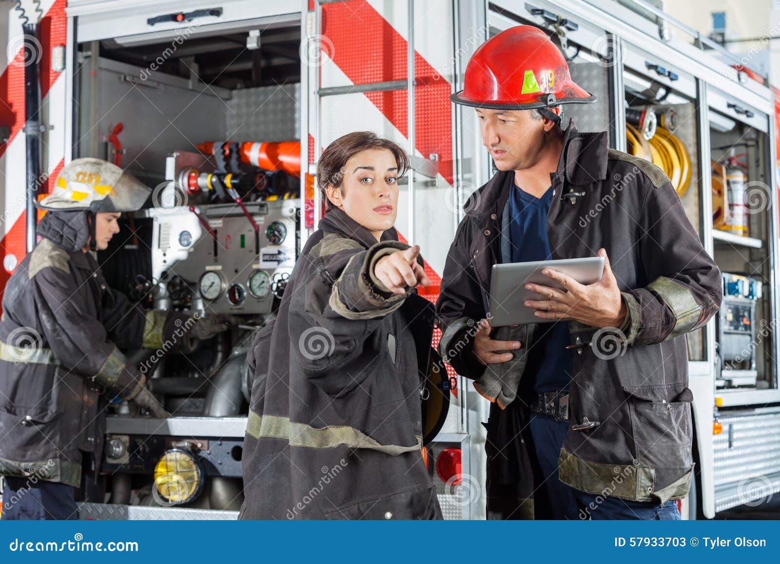 136 Firefighter Pointing Stock Photos - Free & Royalty-Free Stock ...