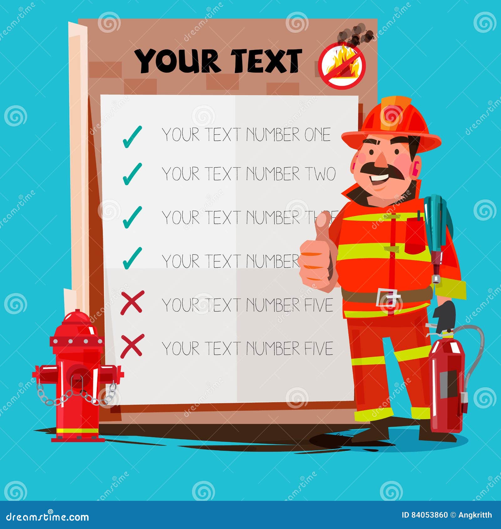 Firefighter Board. Blaze Extinguish Presentation. Firefighting ...